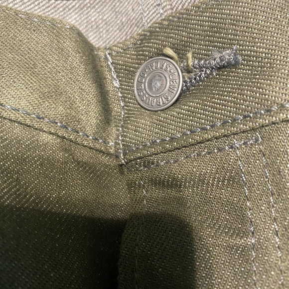 Levi's | Jeans | Levis 5 White Oak Cone Denim W38 X L30 Color Green New ...